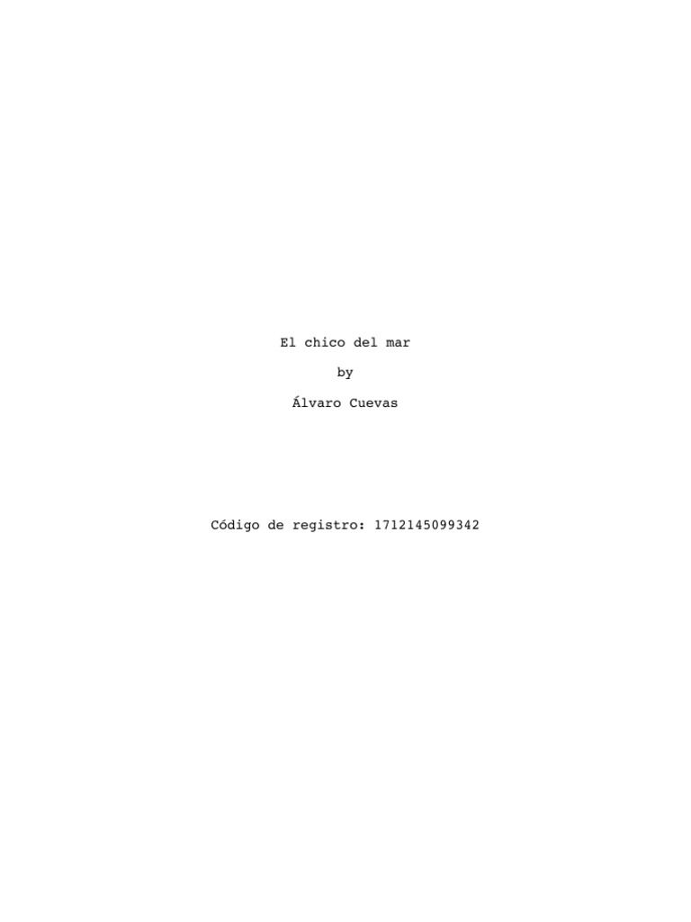 El Chico Del Mar | PDF | Luna | Naturaleza