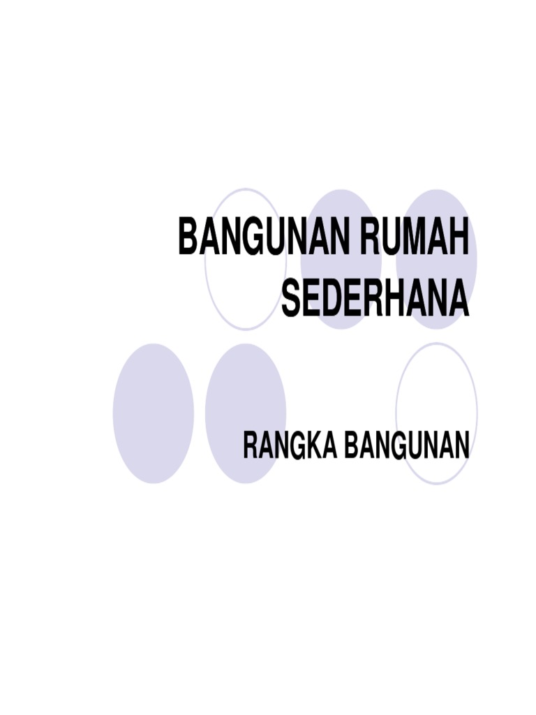 Gartek A - Pertemuan - 8 RANGKA BANGUNAN | PDF | Teknologi & Rekayasa