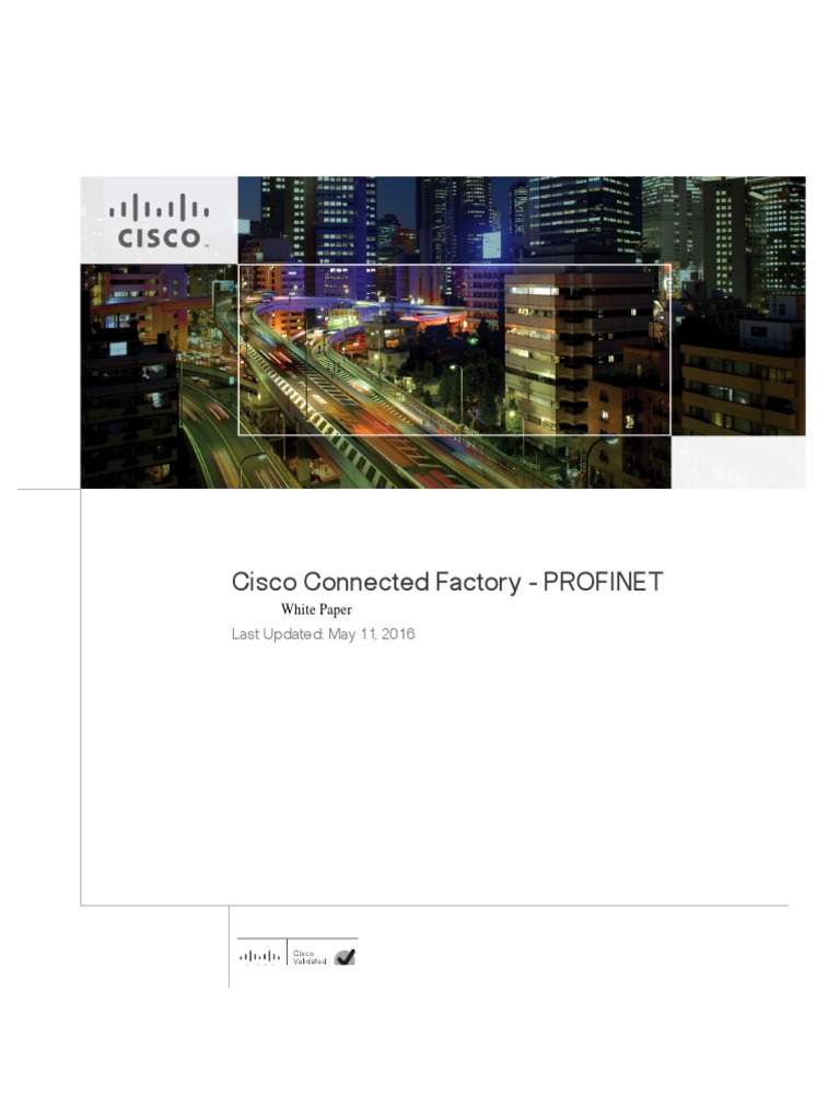 Cisco Profinet-White-Paper | PDF | Ethernet | Computer Network