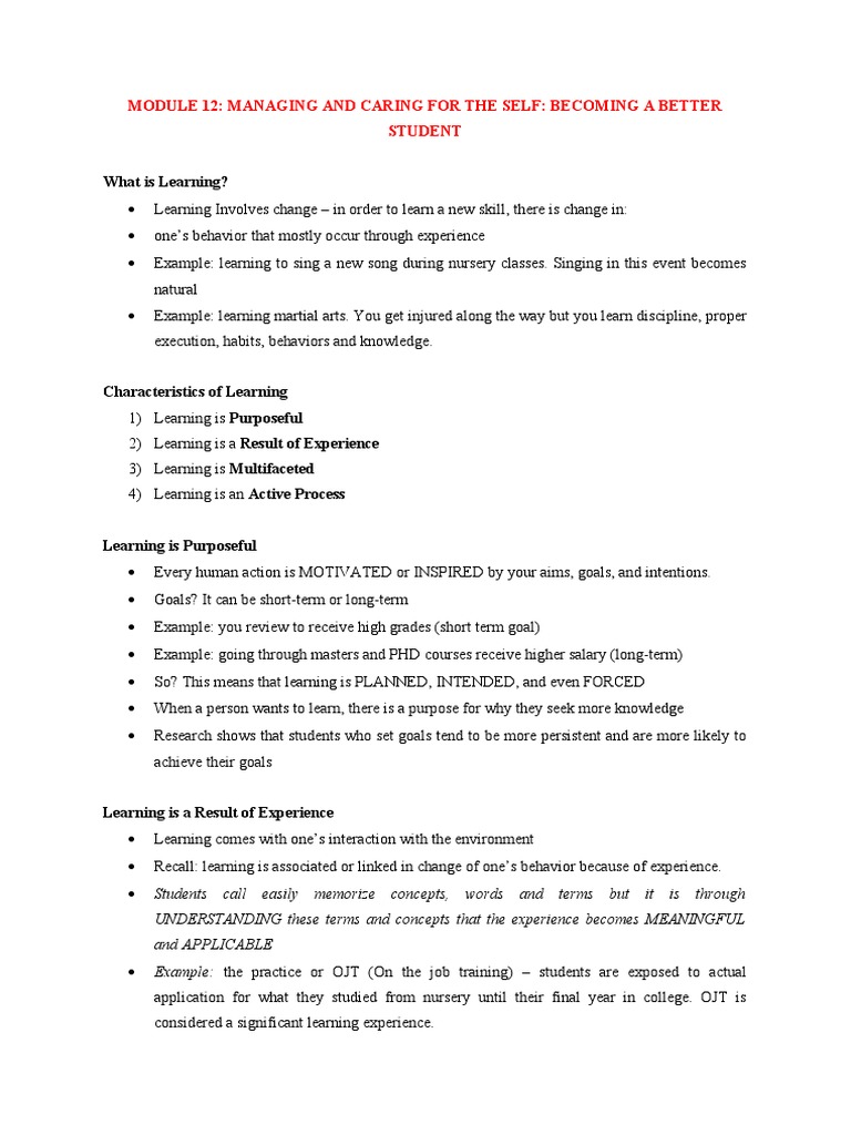 UTS Module 12-14 | Download Free PDF | Goal Setting | Stress (Biology)
