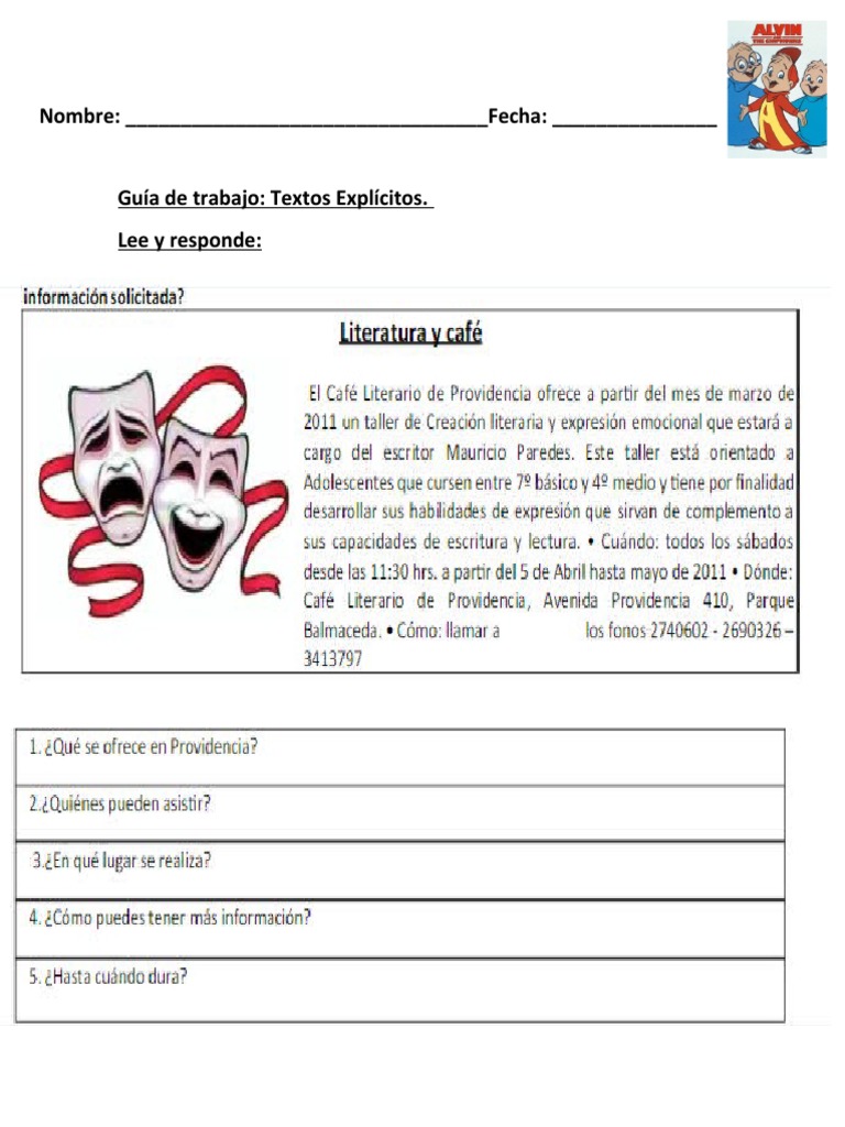 Guia Texto Explicito | PDF
