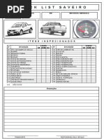 CHECK LIST Trator | PDF | Pneu | Bens manufaturados