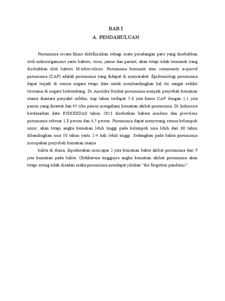 Pneumonia dan Sistem Respirasi | PDF