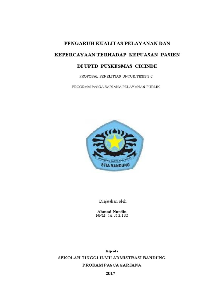 Proposal Tesis s2 | PDF