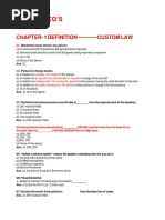 Customs Exam Paper for Inspectors | PDF | Customs | Goods