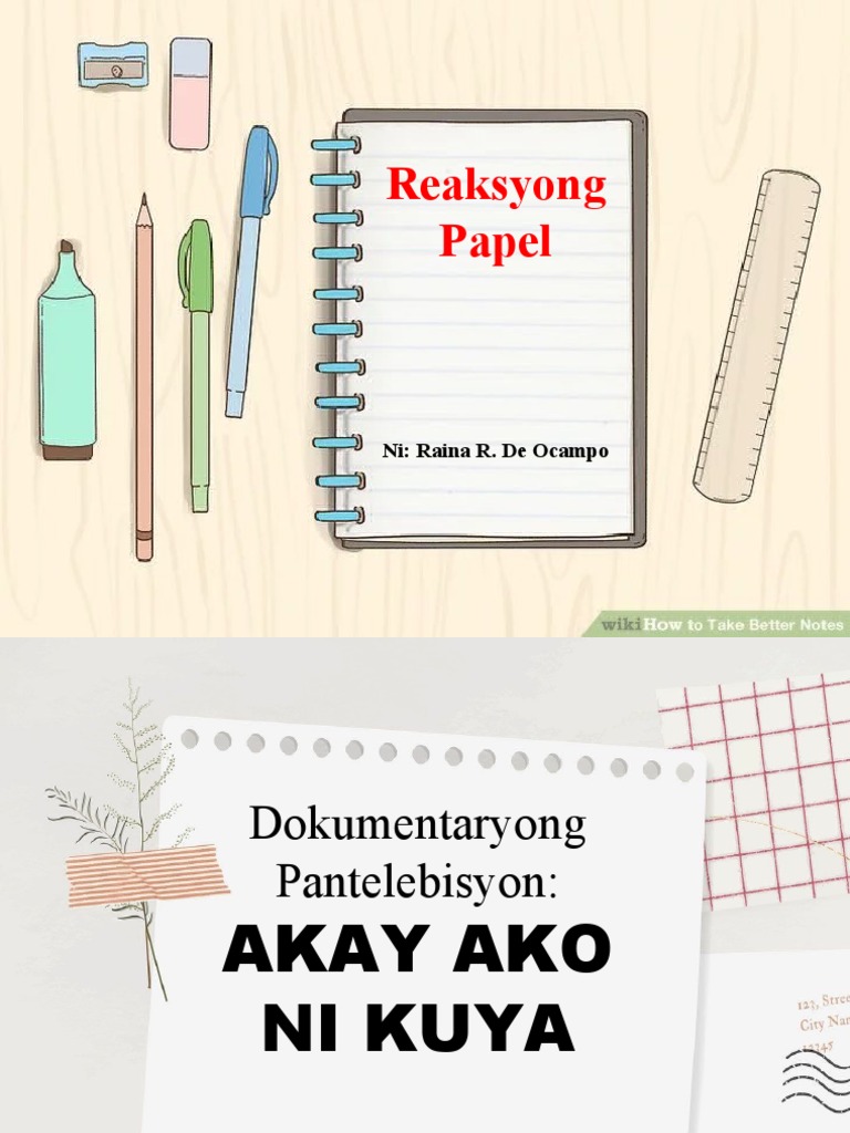 Format Reaksyong Papel | PDF