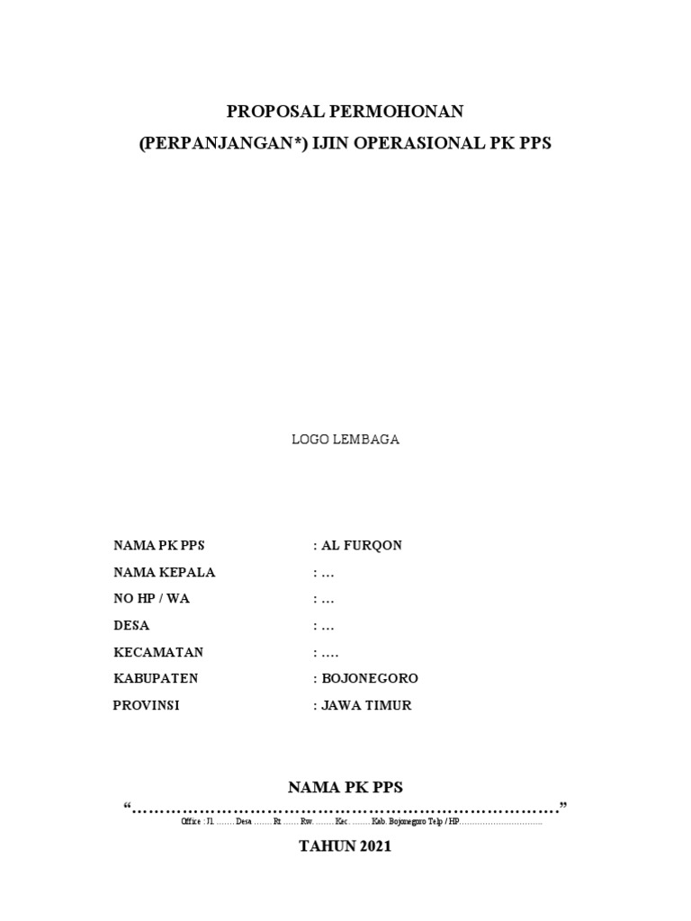 Proposal PK Pps | PDF