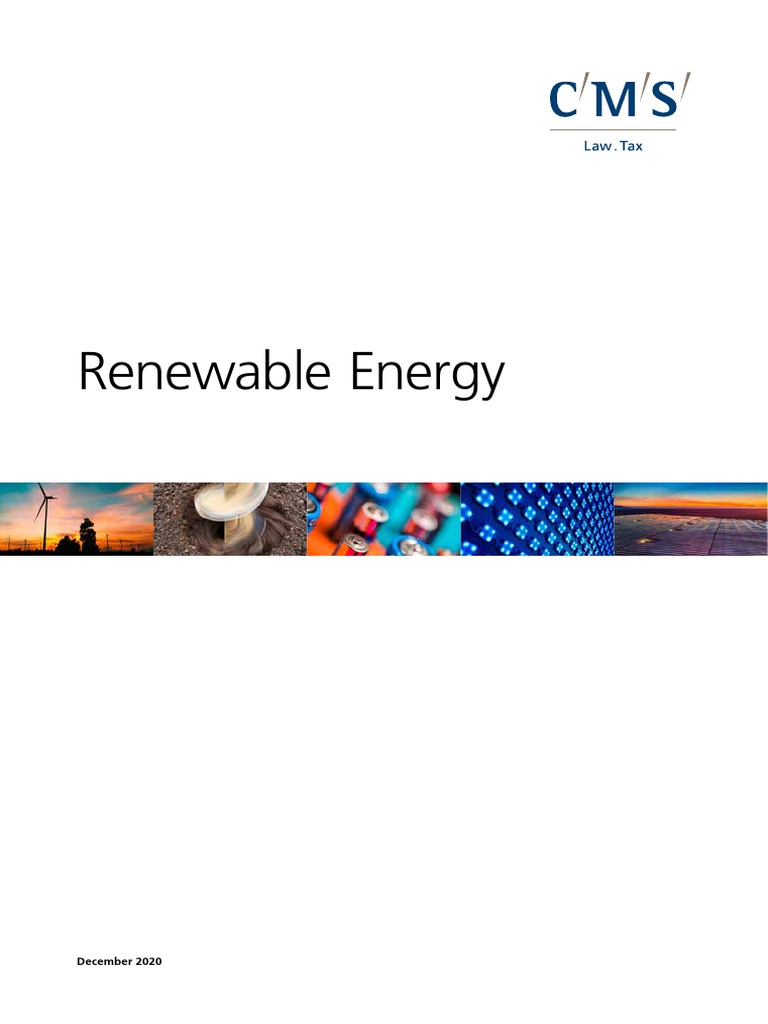 CMS Renewables Guide 2020 | PDF | Offshore Wind Power | Wind Power