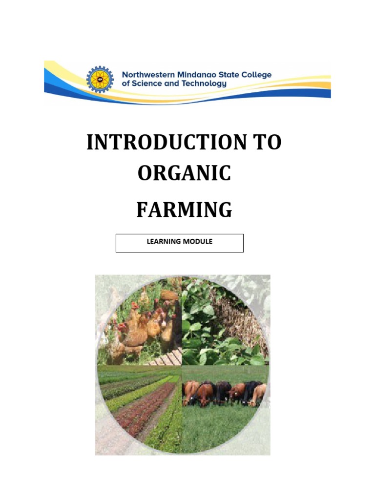 Introduction To Organic Farming: Learning Module | PDF | Organic ...