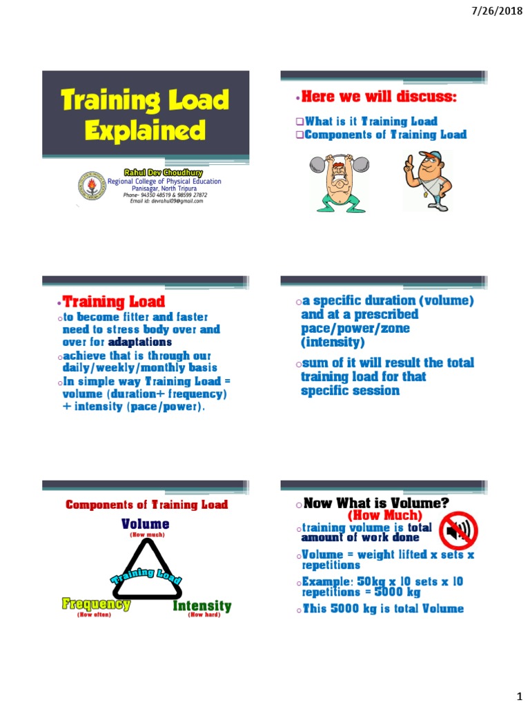 Traing Load and Its Components | PDF