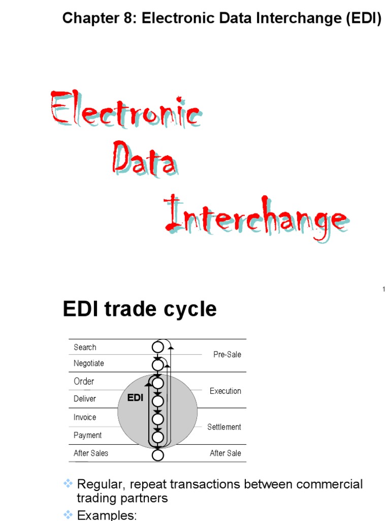Electronic Data Interchange | PDF | Electronic Data Interchange | Computing