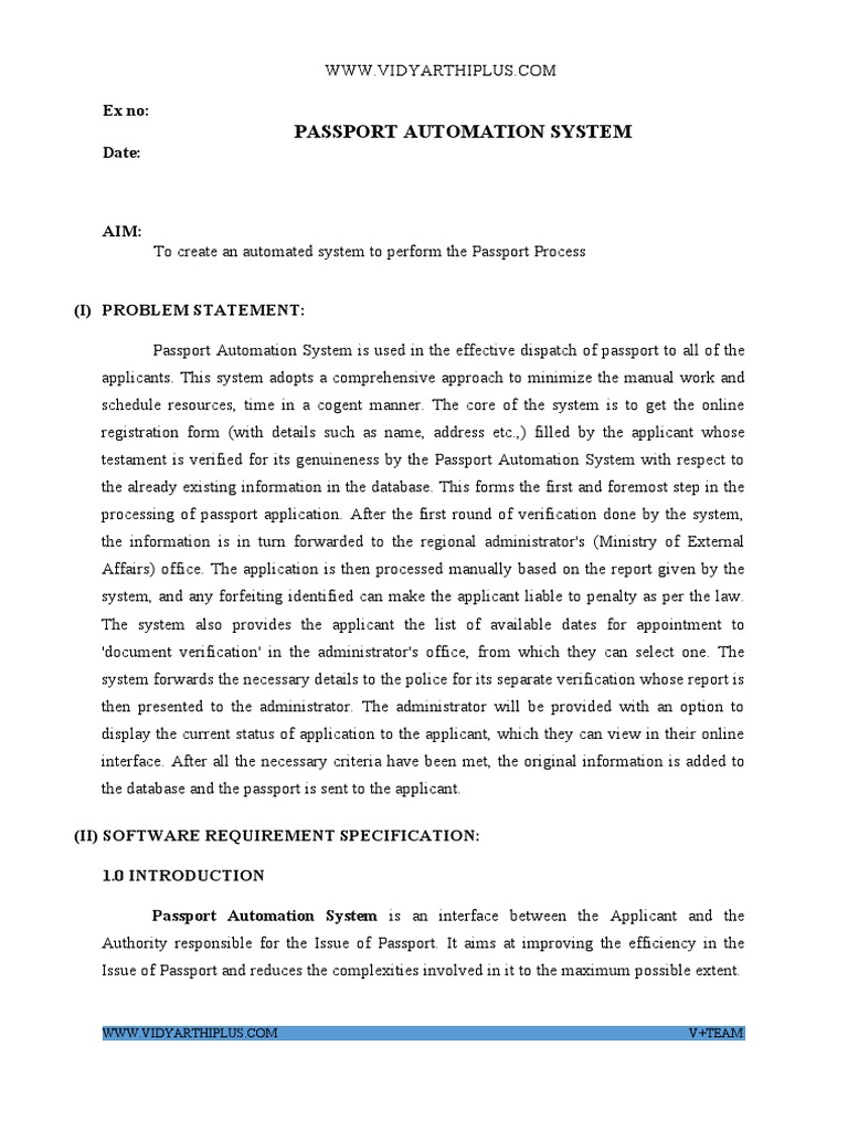 Passport Automation System - F | PDF | Hypertext Transfer Protocol ...