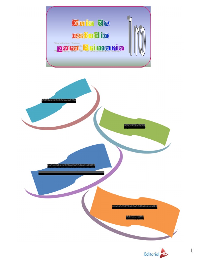 Guia de Estudio 1ro de Primaria 1er Bimestre | PDF | Calendario
