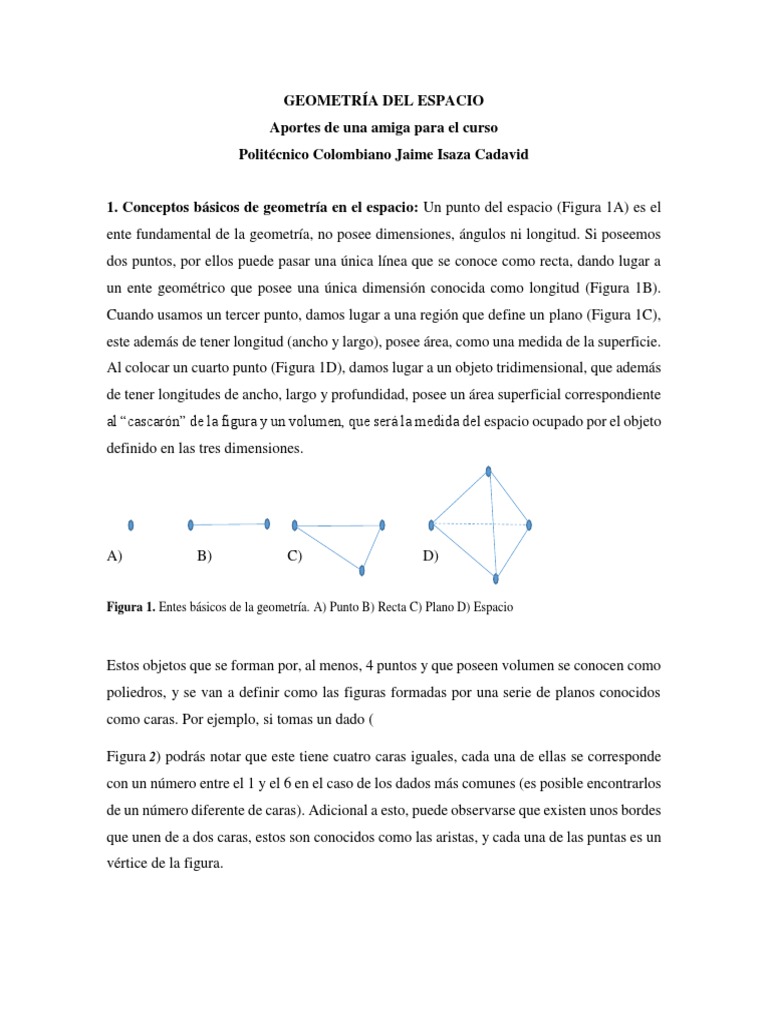 Geometria Del Espacio | PDF | Triángulo | Geometria clasica