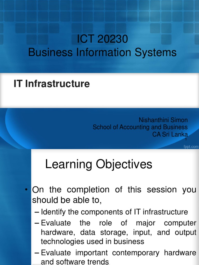 Lesson 3 - IT Infrastructure | PDF | Software As A Service | Cloud ...