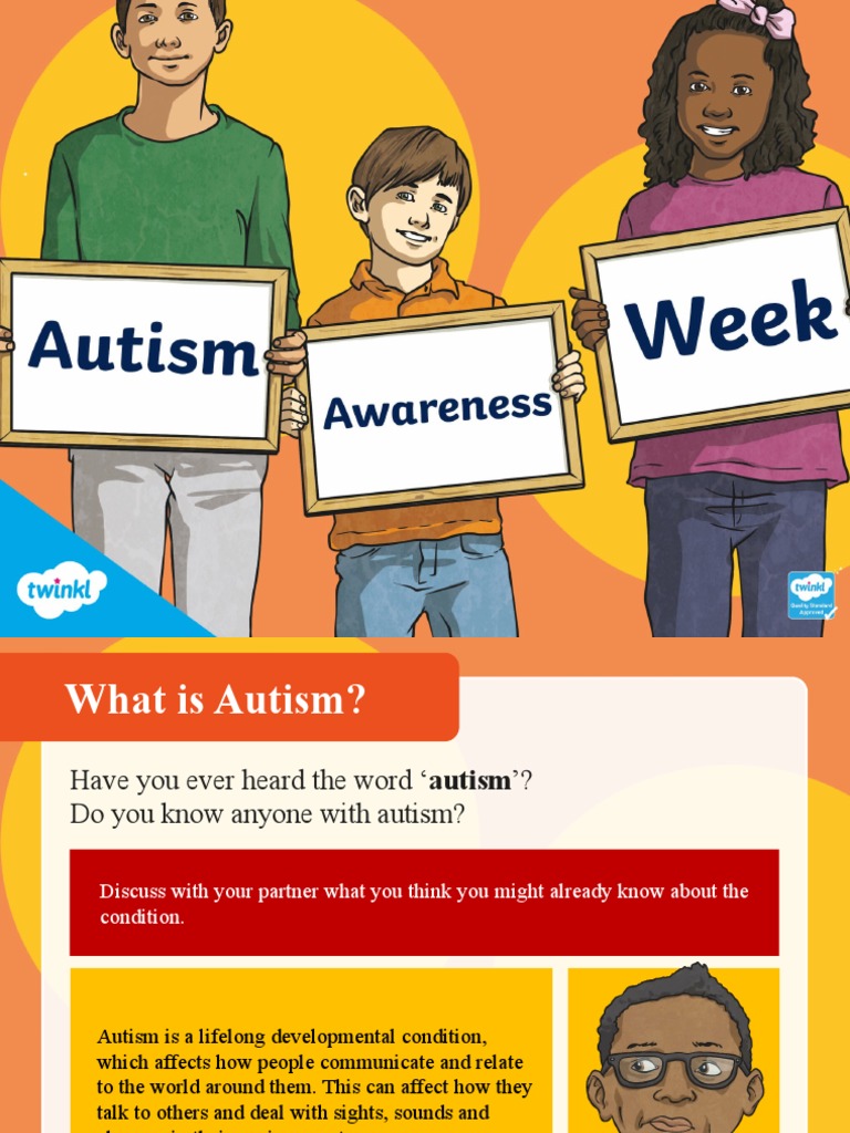 Autism Awareness Week Powerpoint | PDF | Autism | Autism Spectrum