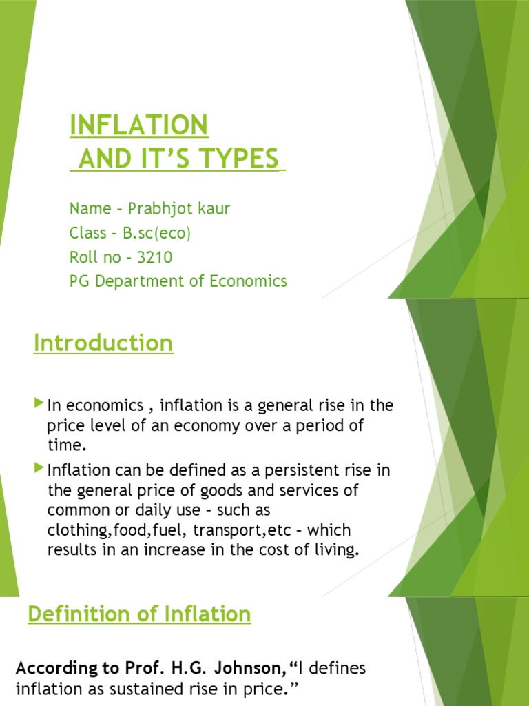 Inflation and Its Types | PDF | Money Supply | Full Employment