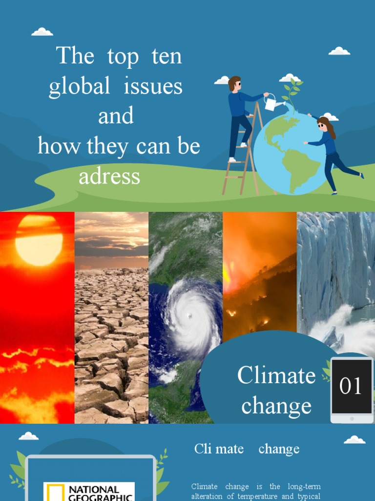 The Top Ten Global Issues and How They Can Be Adress | PDF | Climate ...