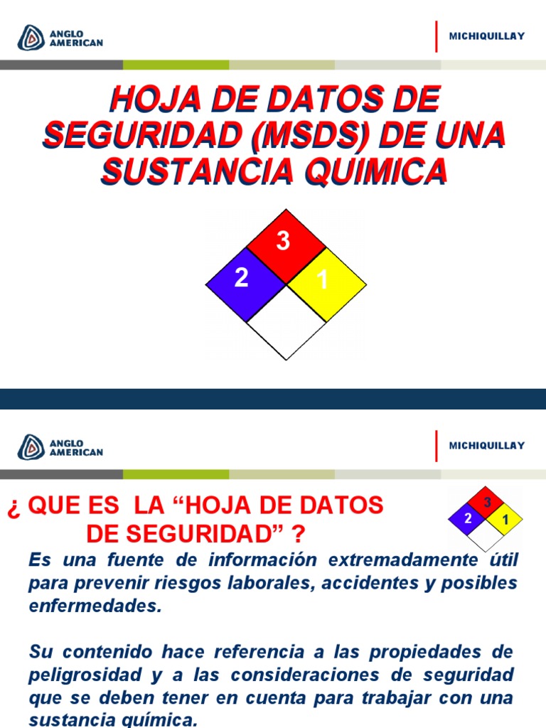 MSDS - Nfpa | PDF | Combustión | Agua