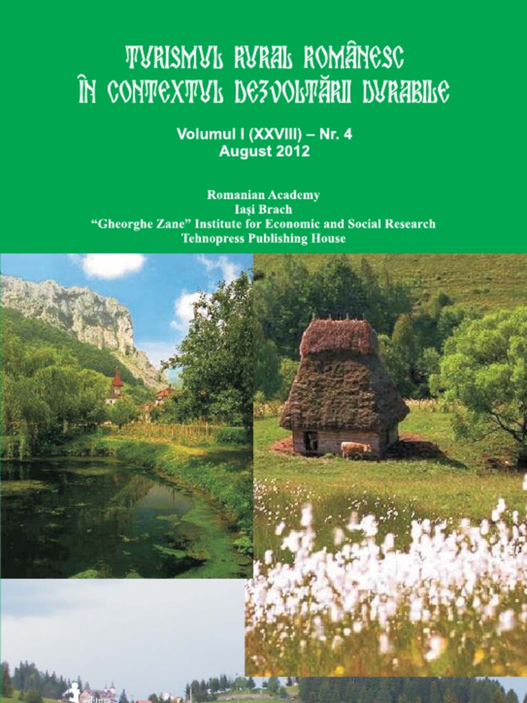 Turism Rural Volumul I NR 4 | PDF | Sustainability | Tourism