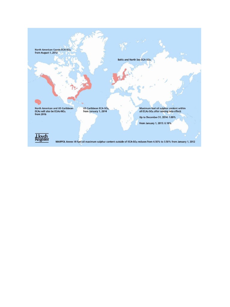 Emission Control Area - World Map | PDF