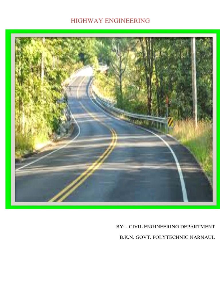 Highway Engineering | PDF | Road | Traffic