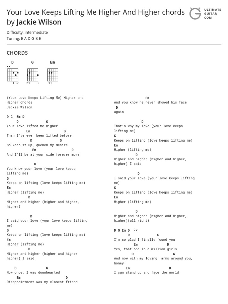 Higher Guitar Chords