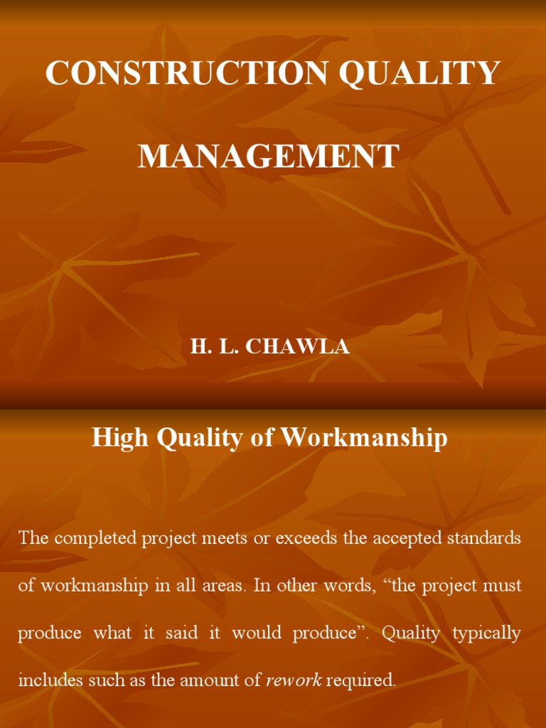 Construction Quality Management Insights | PDF | Deep Foundation ...