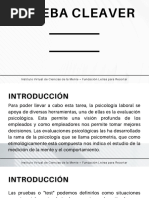 Ficha Técnica Test - Cleaver | PDF | Sicología | Ciencia cognitiva