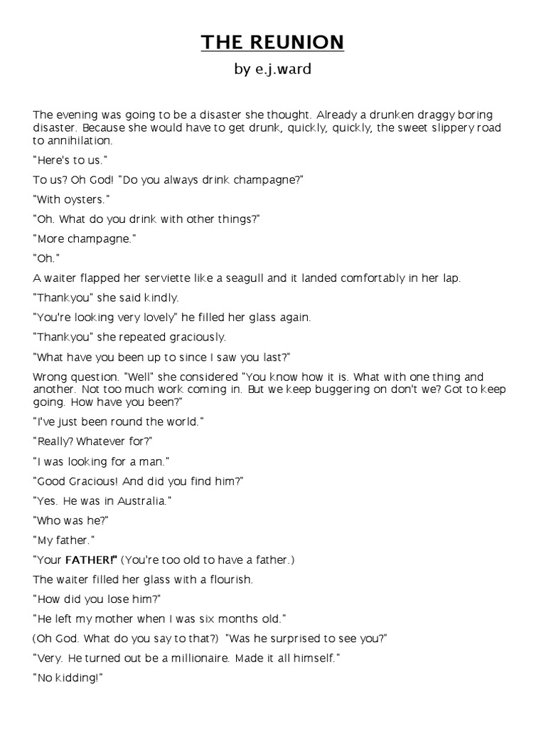 The Reunion Pdf