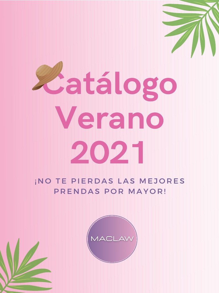 Catalogo Verano Maclaw 2021 | PDF | Textiles | Ropa