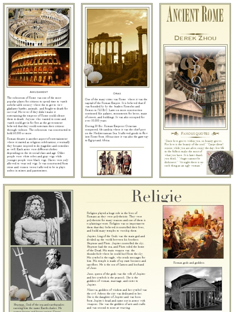 Rome | PDF | Jupiter (Mythology) | Polytheism