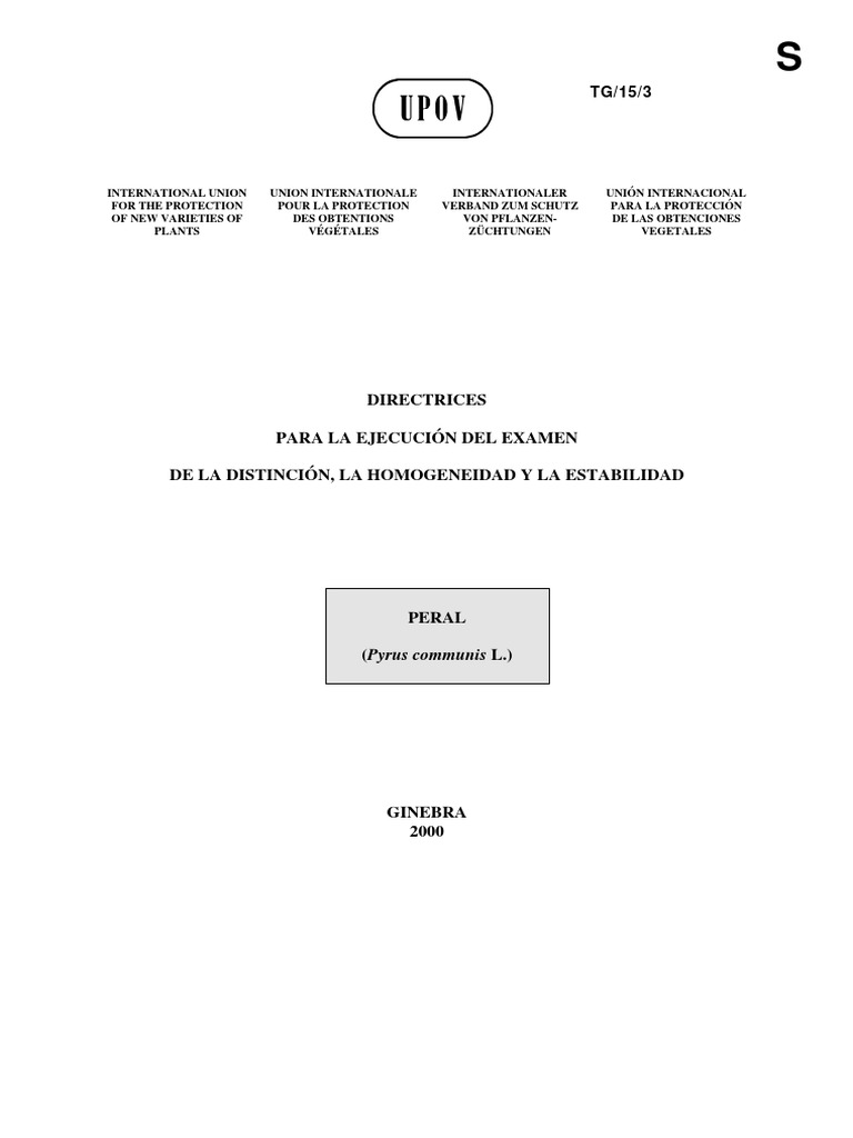 Pera | PDF | Morfología Vegetal | Ramas de la botánica