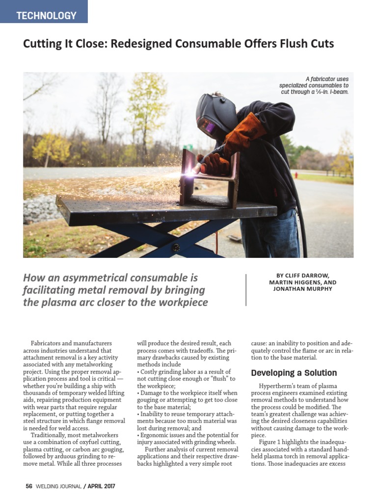 Cutting It Close: Redesigned Consumable Offers Flush Cuts: Technology ...