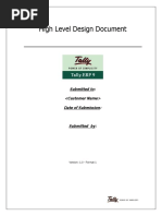 HLD Template | PDF | Confidentiality | Information Technology Management