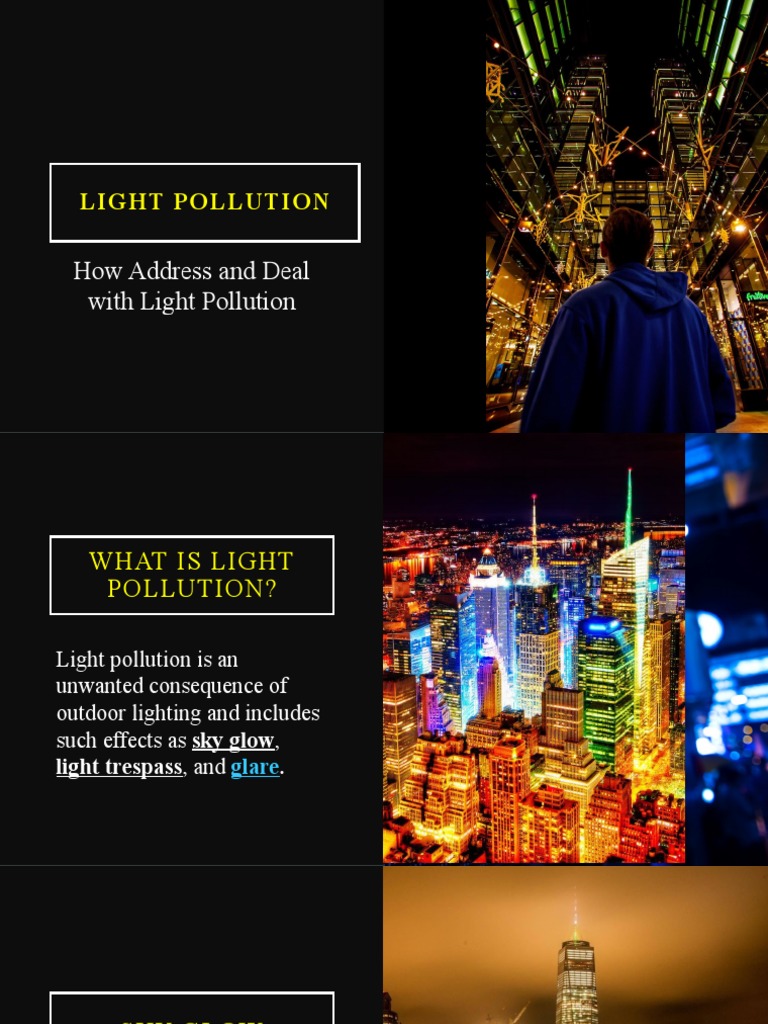 Light Pollution PPT (Fin) - Babylyn C. Jurilla - Bses 3 | PDF