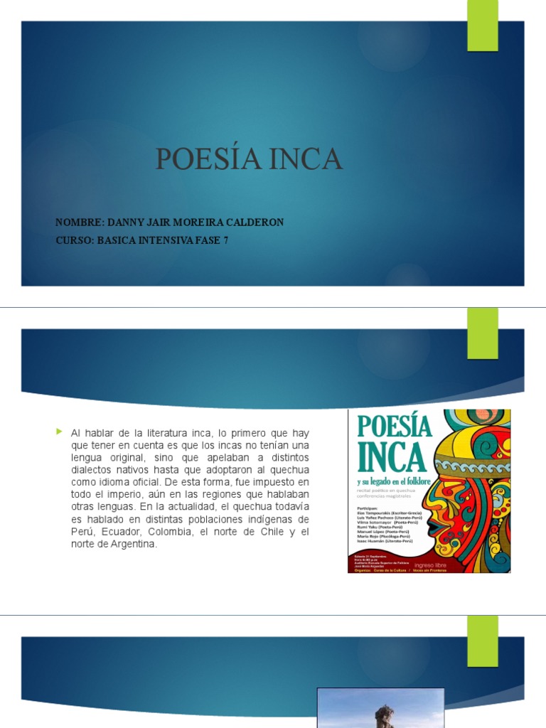 Poesía Inca | PDF