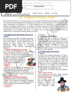 Ficha de Virreinato Del Peru para Segundo de Primaria | PDF