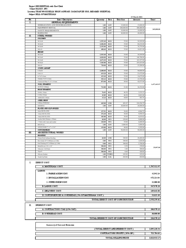 Mobilization and Demobilization Equipment Rental Safety Requirements ...