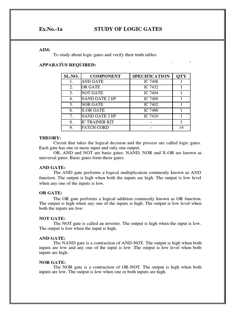 Cs8382-Digital Systems Laboratory-Digital Lab Manual | Download Free ... Cs8382-Digital Systems Laboratory-Digital Lab Manual | Download Free ...