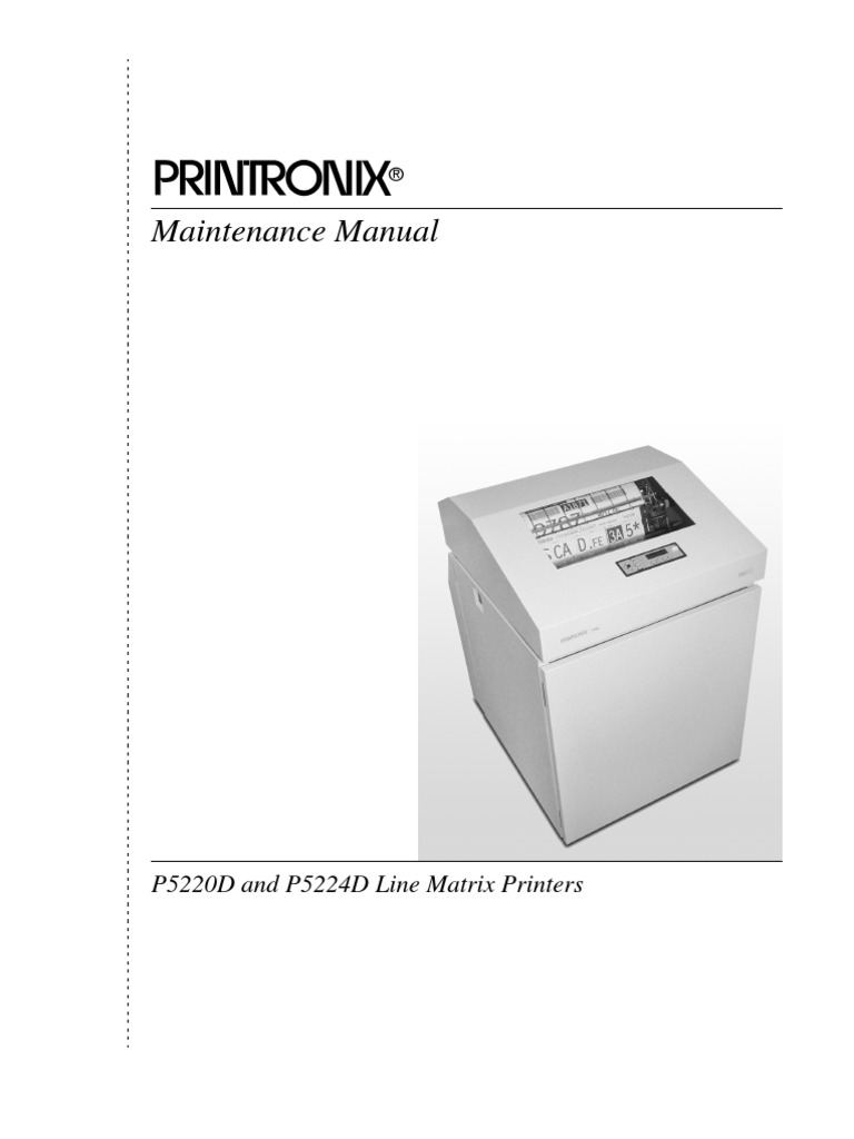 PTX MM P5220 173843D | PDF | Printer (Computing) | Electromagnetic Interference