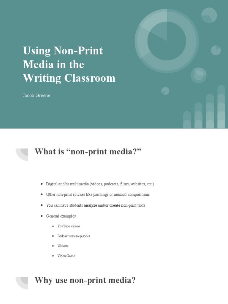 Using Non Print Media in The Writing Classroom | PDF | Multimedia | Podcast