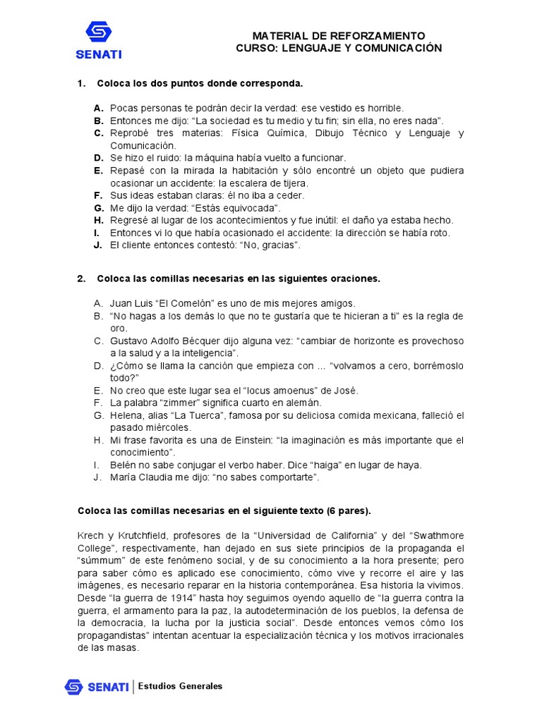 Dos Puntos, Parentesis, Comillas y Admiracion.1 | PDF | Artes (general ...