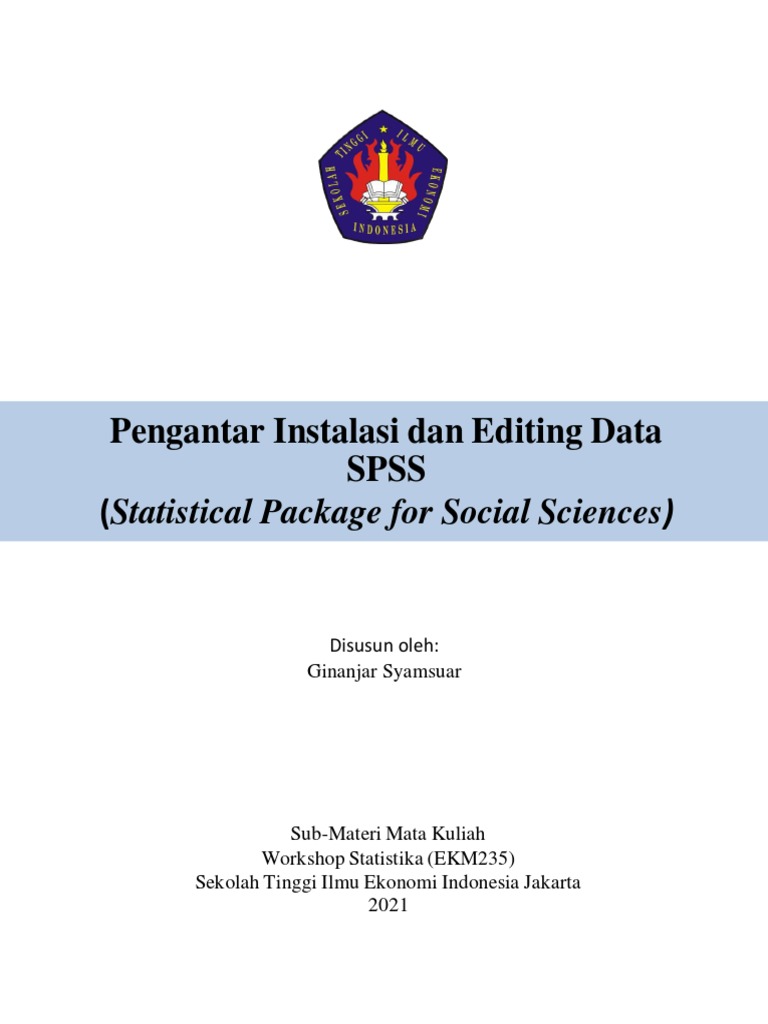 Panduan SPSS untuk Mahasiswa Ekonomi | PDF | Komputer