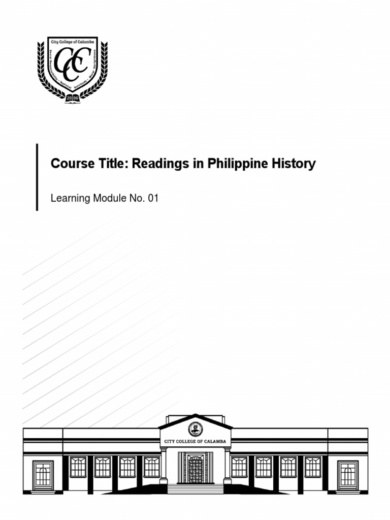 Readings in Philippine History Module | PDF | Primary Sources | Science
