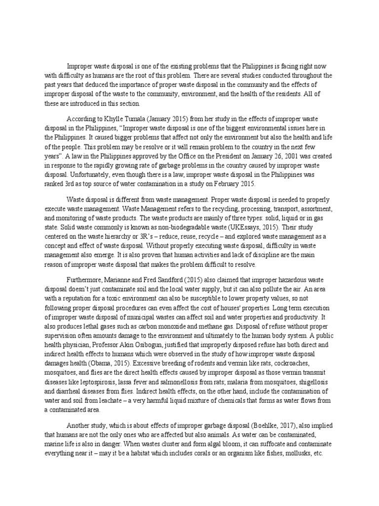 RRL | PDF | Waste Management | Biodegradation