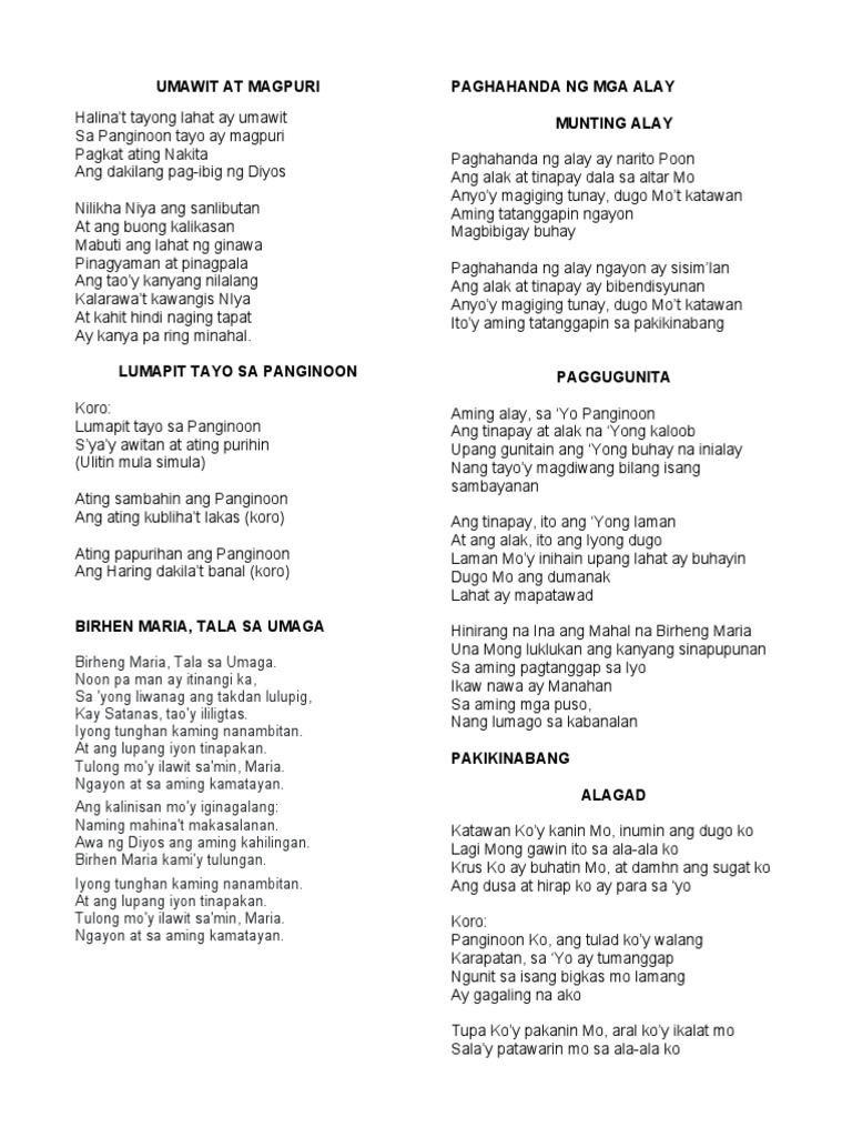 Misa September2019 | PDF