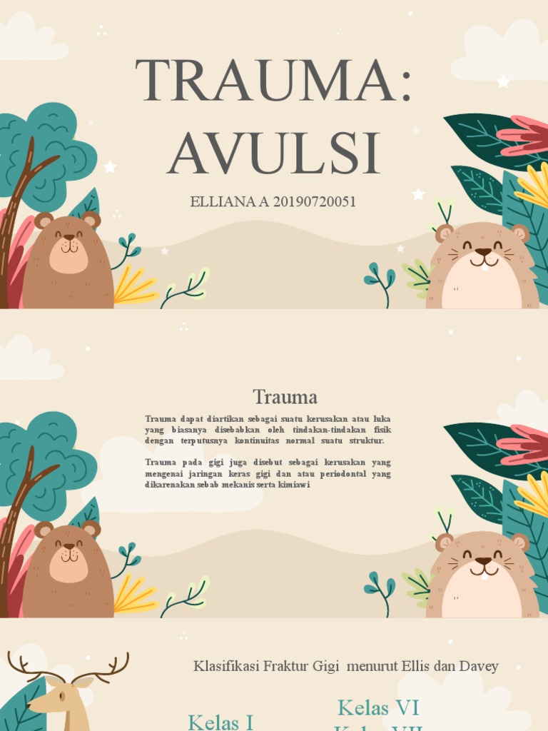 Trauma Avulsi Elliana 19.51 | PDF