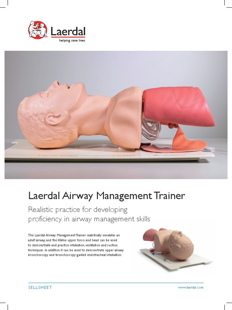 Laerdal Airway Management Trainer Sell Sheet | PDF | Respiratory Tract ...