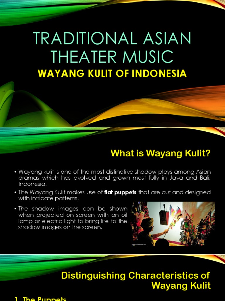 Traditional Asian Theater Music (Wayang Kulit of Indonesia) | PDF ...